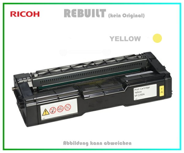 SPC252 Tonerkartusche High Capacity Yellow für Ricoh 407719 - Aficio SP C252 DN-SF - SP C 252 DN ...